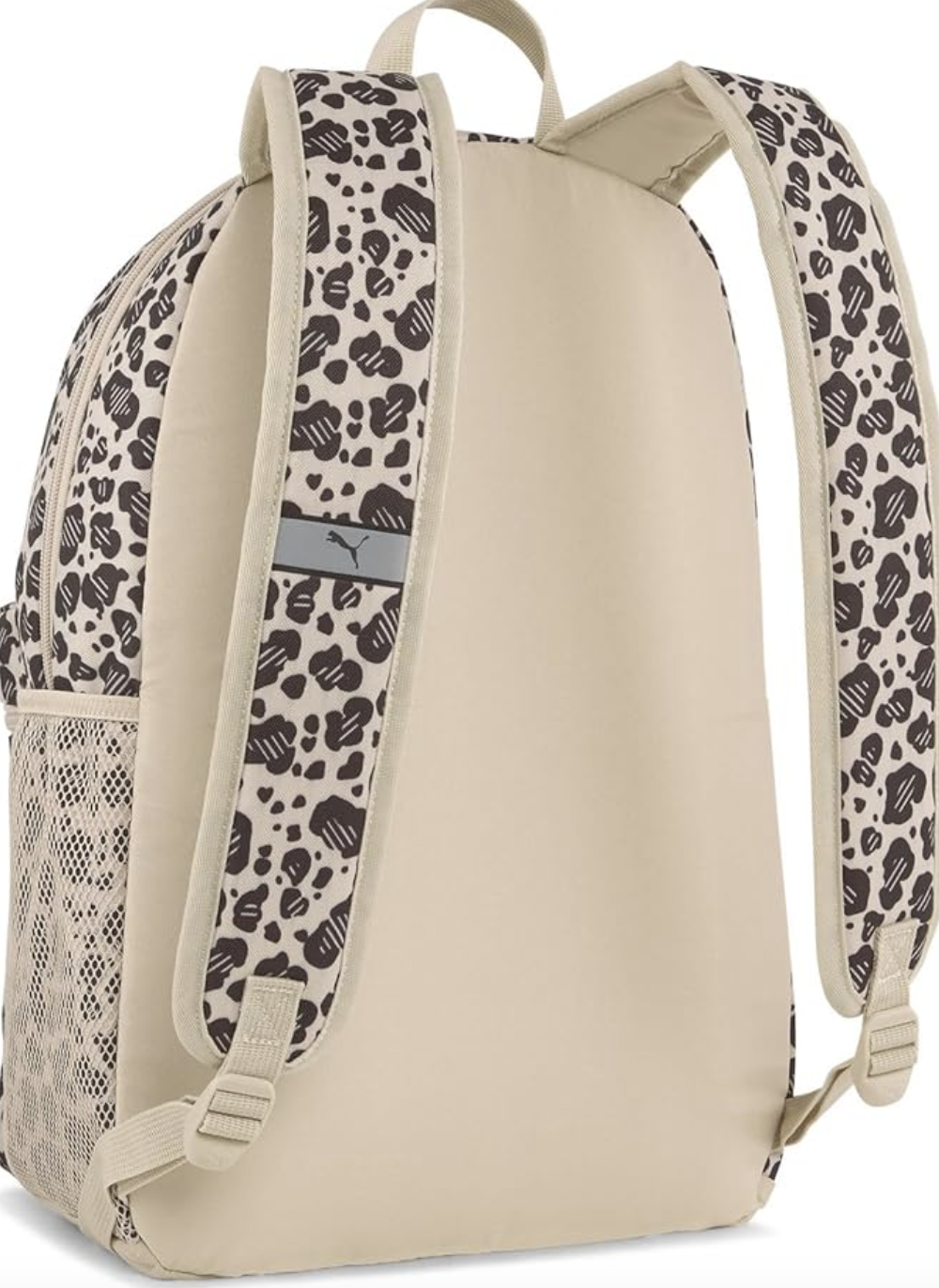 Mochila Puma Phase beige animal print - Monelis
